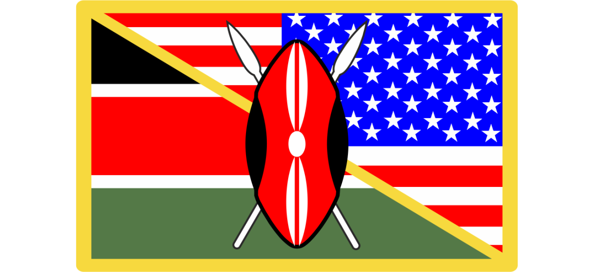 711 SOS Kenya Flag / American Flag Patch- Duke Field 711 SOS Full Color ...