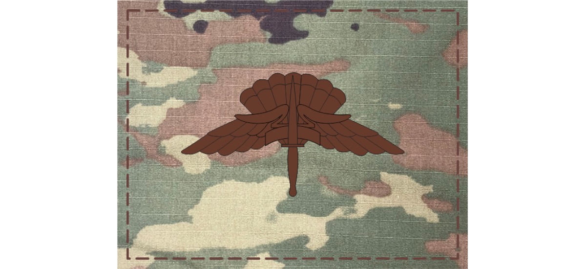 Military Freefall HALO OCP - Basic- Military Freefall HALO Wings ...