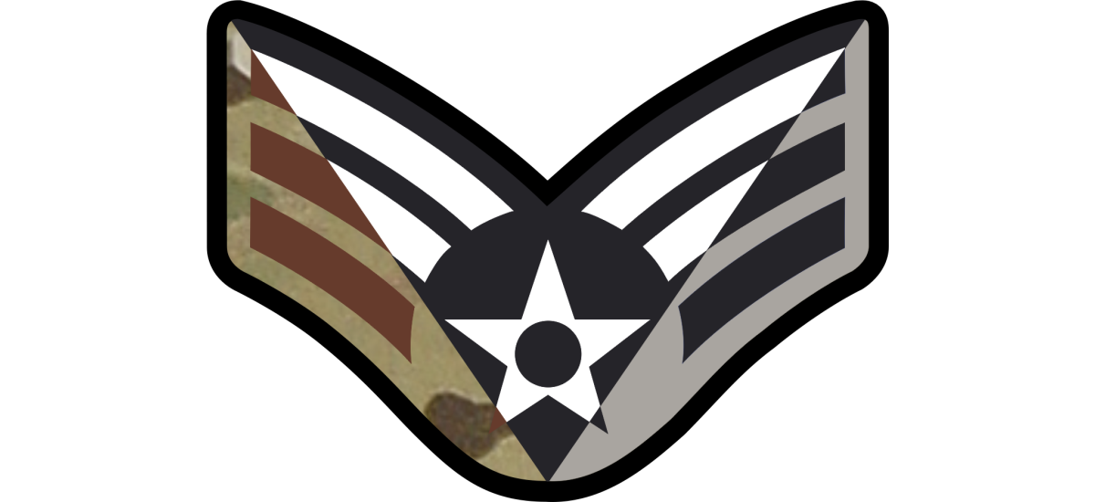 TSgt Stripes 3 Panel 4" OCP- TSgt Stripes 3 Panel - 4 Different Color ...